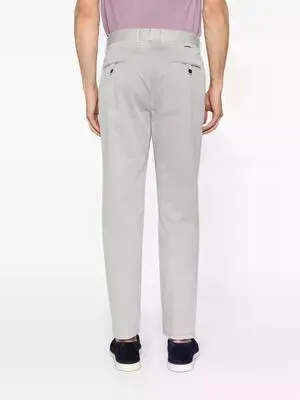 Incotex Tapered-leg Cotton Chino Trousers - Grey