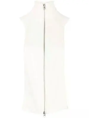 Veronica Beard High-neck Cashmere Knitted Top - Neutrals