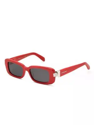 FERRAGAMO Rectangle-frame Sunglasses - Red
