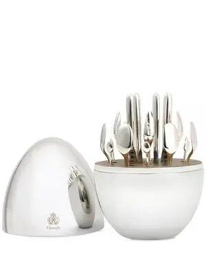 Christofle Mood Party 24-piece Flatware Set - Silver