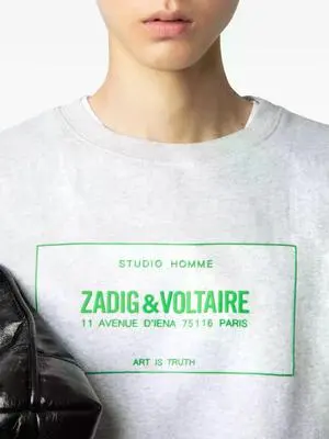 Zadig&Voltaire Simba Embroidered Logo Sweatshirt