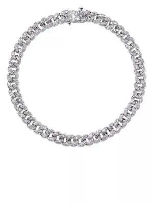Shay 18k White Gold And Diamond Pavé Bracelet - Silver