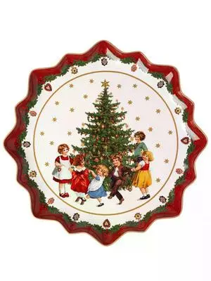 VILLEROY & BOCH Graphic-print Porcelain Plate - Multicolour