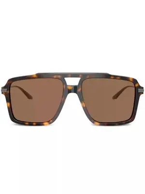 Dolce & Gabbana Pilot-frame Sunglasses - Brown