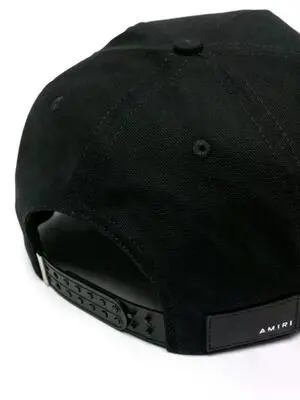 Amiri Ma Outline Canvas Cap - Black