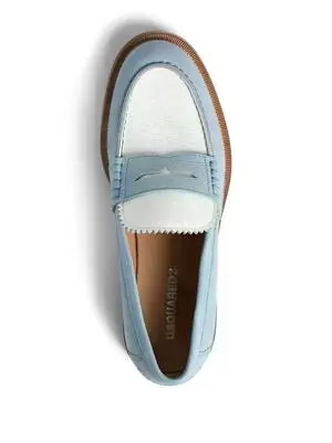 Dsquared2 Two-tone Leather Loafers