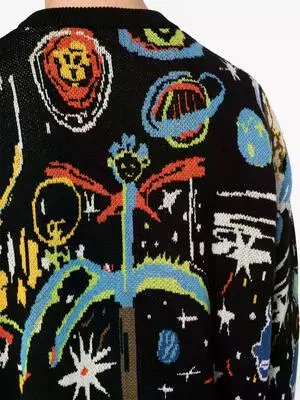 Palm Angels Starry Night Jacquard Jumper