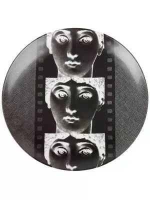 FORNASETTI Plate - Black