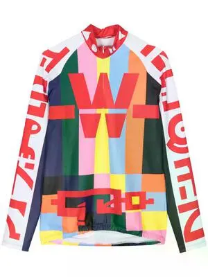 WALTER VAN BEIRENDONCK Cosmic Dancer Graphic-print Top