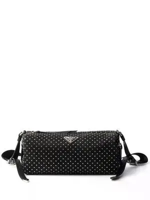 Prada Studded Shoulder Bag