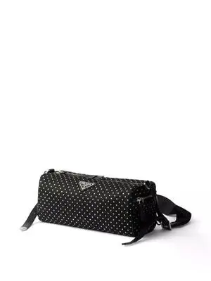 Prada Studded Shoulder Bag