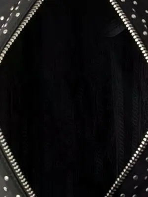 Prada Studded Shoulder Bag