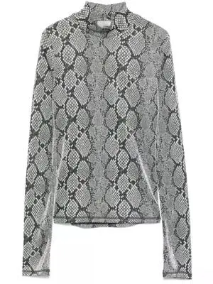 Coperni Snakeskin-print Top