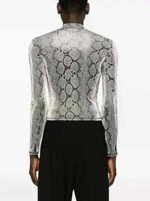 Coperni Snakeskin-print Top