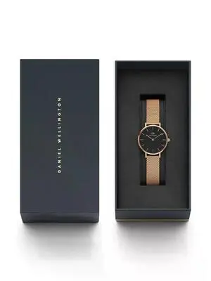 DANIEL WELLINGTON Petite Melrose 28mm Watch - Black