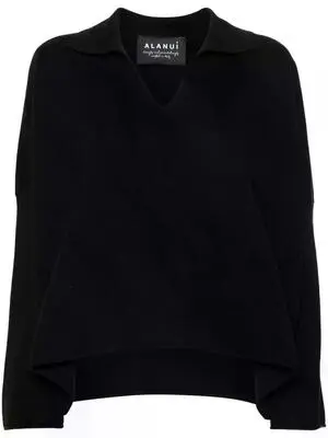 Alanui Finest Ribbed Polo Top