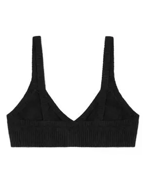 Alanui V-neck Cashmere Bralette