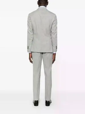 LARDINI Mélange-effect Suit
