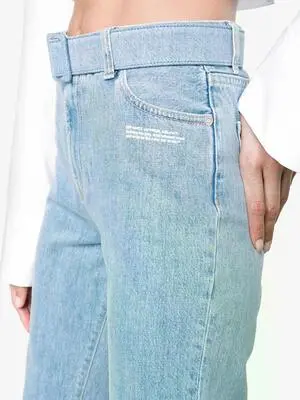 Off-White Mid-rise Cropped Jeans