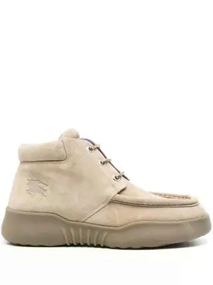 Burberry Equestrian Knight Logo High Boots
