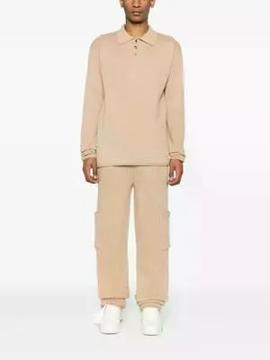 Alanui Finest Ribbed Polo Top
