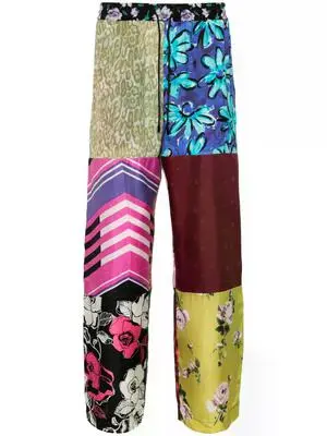 Patchwork Pants For Men