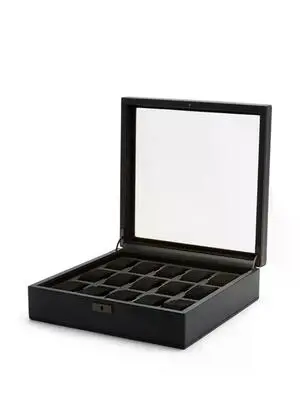 Wolf Axis 15-watch Box With Glass Top