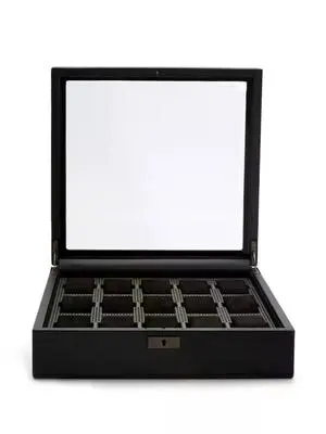 Wolf Axis 15-watch Box With Glass Top