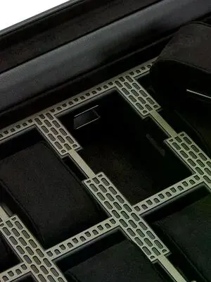Wolf Axis 15-watch Box With Glass Top