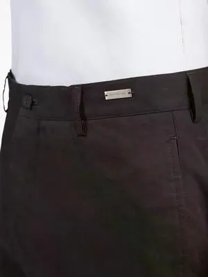 FERRAGAMO Flared Cotton Chino Trousers
