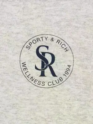 SPORTY & RICH Cotton Polo Top