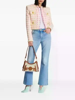 Balmain B-buzz Canvas Shoulder Bag