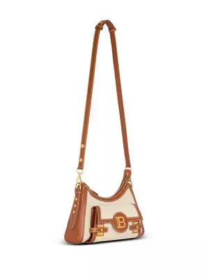 Balmain B-buzz Canvas Shoulder Bag