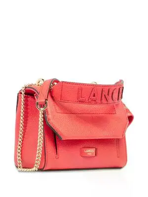 LANCEL Mini Leather Crossbody Bag - Orange