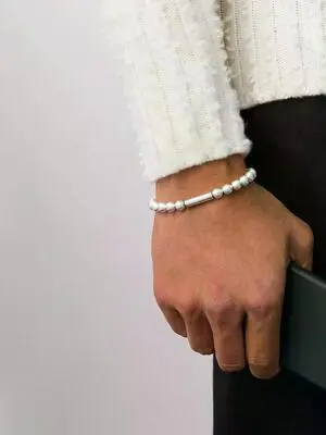 Le Gramme Le 47 Beaded Bracelet