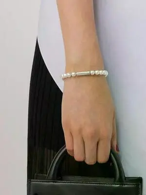 Le Gramme Le 47 Beaded Bracelet