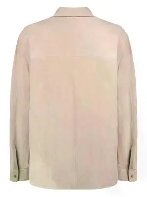 Agnona Suede Shirt