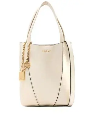 Chloé Small Spin Tote Bag - Neutrals