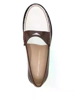 STUART WEITZMAN Lottie Loafers - Brown