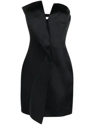 GENNY Strapless Panelled Mini Dress