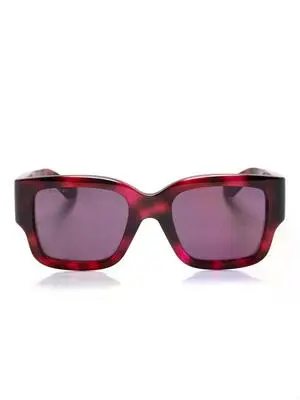 Gucci Square-frame Sunglasses - Brown