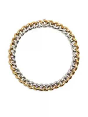 Shay 18k Gold Link Bracelet - Silver