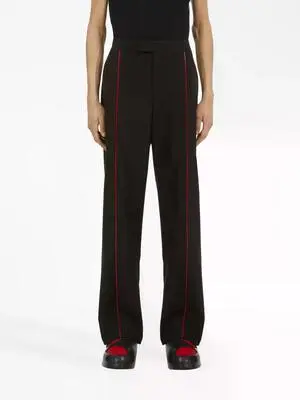 FERRAGAMO Contrasting Trim Cotton Track Pants