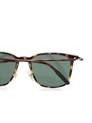 Montblanc Square-frame Sunglasses - Brown