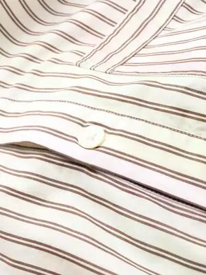 TEKLA Striped Organic-cotton Nightshirt