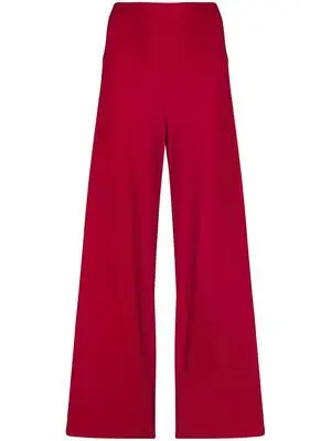 Norma Kamali High-waisted Flared Trousers