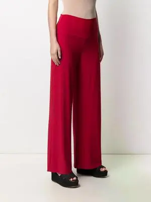 Norma Kamali High-waisted Flared Trousers