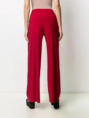 Norma Kamali High-waisted Flared Trousers