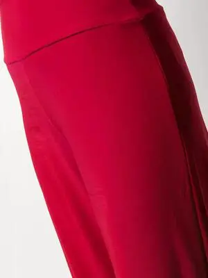 Norma Kamali High-waisted Flared Trousers
