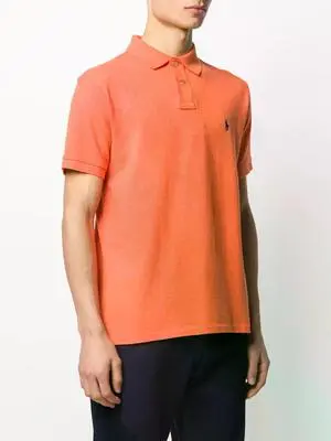 Polo Ralph Lauren Embroidered Logo Polo Shirt - Orange